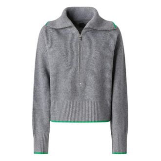 Pinko Gr&uuml;n Grau Folegandros Stilvolles Modell - - Knitwear - Damen - Grau - L