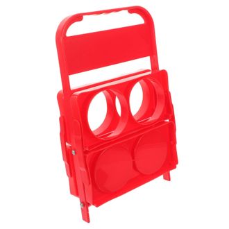 Valiclud Faltbarer Bierkorb Aus Kunststoff Mit Griff Für Flaschen Tragbarer Getränkehalter Als Bierträger Für Zuhause Und Picknicks Im Freien