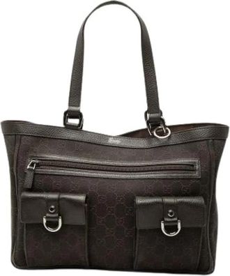 Gucci Pre-owned Abbey D-Ring Tote Bag - - Pre-owned - Damen - Braun - ONE SIZE