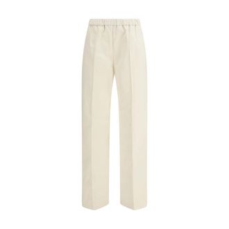 Fabiana Filippi Baumwoll-Gabardine-Hose - - Trousers - Damen - Beige - L