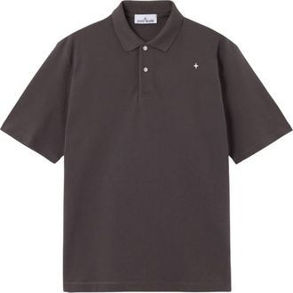 Stone Island Homme, Tops, Brun, Taille: M I.s. Polo Stellina