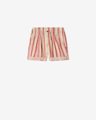 Isabel Marant Short Nirma - Femme - Beige-red - Taille 34 - Marant &Eacute;toile
