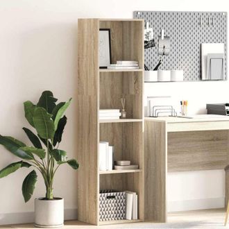 vidaXL Bücherregal Sonoma-Eiche 40x30x152 cm Holzwerkstoff Vidaxl