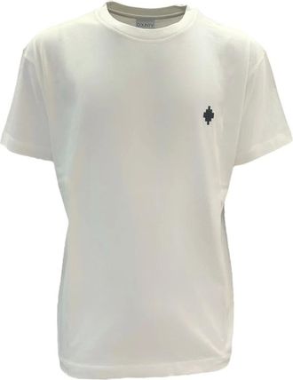 Marcelo Burlon Homme, Tops, Blanc, Taille: XL T-Chemises