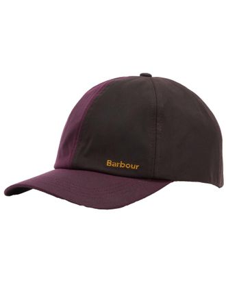 Barbour Damen Cap aus gewachster Baumwolle mit Label-Stickerei in