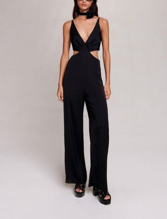 Maje Combinaison Pantalon - Noir - Taille 40 - Maje