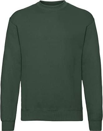 Fruit Of The Loom Fruit Of The Loom SS027M - Sweat-Shirt Manches Longues - Homme - Vert (Bottle Green) - X-Large