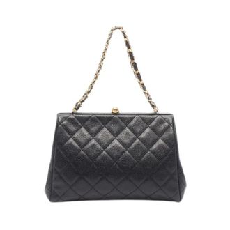 Chanel Pre-owned Matelass&eacute; Grained Calf Handtasche - - Pre-owned - Damen - Schwarzk - ONE SIZE