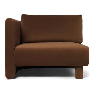 Ferm Living Canap&eacute; Dase velours module gauche Ferm Living