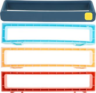 Valiclud 4 St&uuml;ck Wandmontierter Schuhhalter mit Starkem Klebestreifen Platzsparendes Multifunktionales Hausschuhregal f&uuml;r Bad Flur und T&uuml;r Einfache Montage ohn