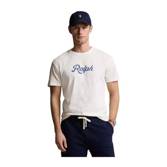 Ralph Lauren Homme, Tops, Blanc, Taille: XL Ralph T-Shirt