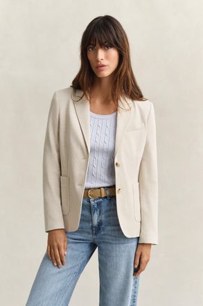 GANT Damen Piqu&eacute;-Blazer (44) CREAM