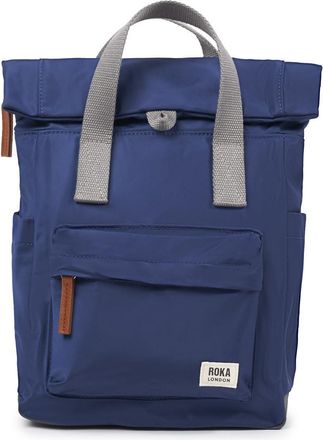 Roka London Roka London Canfield B - Mochila peque&ntilde;a de nailon sostenible, Azul n&iacute;tido, S