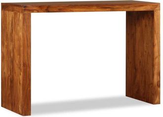 vidaXL Konsolentisch Massivholz mit Honigfarbener Politur 110x40x76 cm Vidaxl