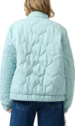 QS by s.Oliver Steppjacke im Blouson-Style und mit Druckkn&ouml;pfen