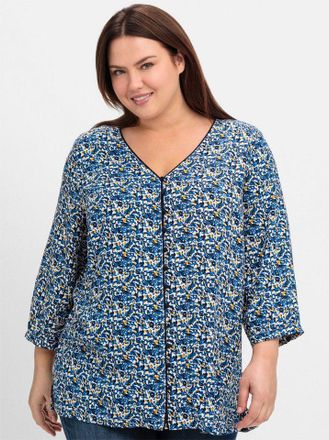 Sheego Klassische Bluse Shirtbluse 3/4-Arm