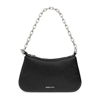 Alexander McQueen Leder Tasche T-Bar Mini - - Bags - Damen - Schwarzk - ONE SIZE