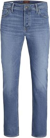 Jack & Jones Jean décontracté JJICHRIS Jjoriginal AM 285 - pour Homme - Coupe décontractée, Bleu Denim, 32W / 34L