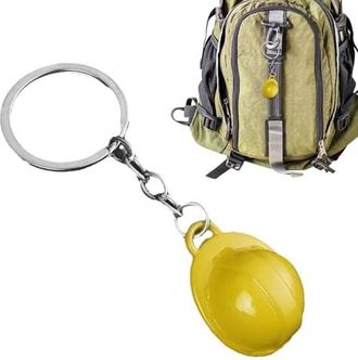 Generic Porte-cl&eacute;s Casque de Chantier Miniature - Breloque de Cl&eacute; en Forme de Casque de S&eacute;curit&eacute; - Accessoire D&eacute;coratif pour Cl&eacute;s, Sacs et Portefeuilles - Par
