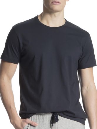 CALIDA Remix Basic Sleep T-Shirt Herren, aus 100% Baumwolle, Rundhalsausschnitt