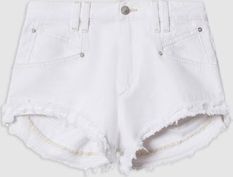 Isabel Marant Short Eneidala Blanc