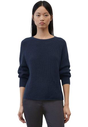 Marc O'Polo Rundhalspullover im festem Baumwoll-Strick