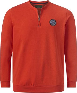 Charles Colby Herren Sweatshirt Earl Reuben Casual Sweater orange, 4XL (XXXXL) - 68/70