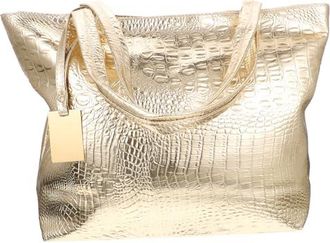 Holibanna 1 grand sac &agrave; main pour femme et fille - Sac &agrave; bandouli&egrave;re en cuir - Motif l&eacute;opard - Sac &agrave; bandouli&egrave;re pour femme - Sac fourre-tout haute capacit&eacute;, Do