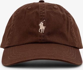Ralph Lauren Cotton hat with embroidered logo on the front - POLO RALPH LAUREN - gender_Man