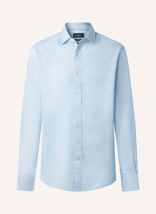 Hackett Freizeithemd Hbone Multi blau