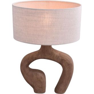 Masterlight Lampe de table Japandi Woodie 40 cm - bois avec naturel - 4141-15-6532-905-40