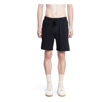 James Perse Homme, Shorts, Noir, Taille: XL Shorts de Sweat en Terry de Coton Noir