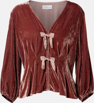 Velvet Top Elida aus Samt