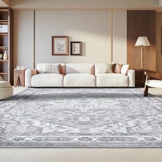 Safavieh Teppich SAFAVIEH Traditionell Wohnzimmer, Esszimmer, Schlafzimmer - Brentwood Collection, Kurzer Flor, Creme und Grau, 240 X 300 cm