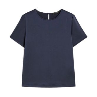 Max Mara Damen, Blusen & Hemden, Blau, SGr&ouml;&szlig;e
