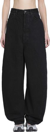 Balenciaga High Waist Barrel Twisted Seam Jeans