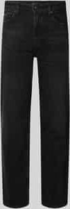 HUGO BOSS Straight Fit Jeans aus Baumwoll-Mix Modell Ogden