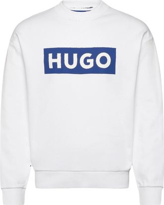 HUGO BOSS Hugo - Sweatshirt f&uuml;r Herren, Rundhalsausschnitt (Wei&szlig;)