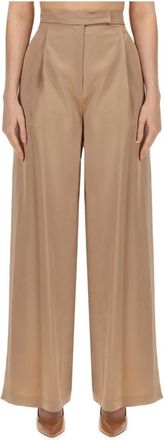 Max Mara Femme, Pantalons, Beige, Taille: 36 FR Wide Pantalons