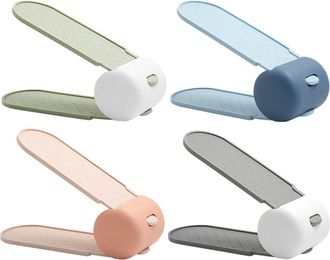 BESPORTBLE 4 St&uuml;ck Teiliges Schuhregal Verstellbar Doppellagig rutschfest mit Anti rutsch nut Platzsparend Vielseitig f&uuml;r Zuhause Kleiderschrank Ordentliche Schu