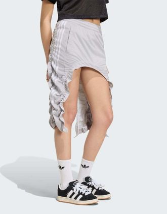 adidas Originals Adibreak - Jupe fronc&eacute;e - Gris