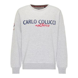 Carlo Colucci Herren, Sweatshirts & Hoodies, Grau, MGröße