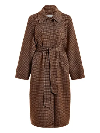 Varley manteau à taille ceinturée - Marron