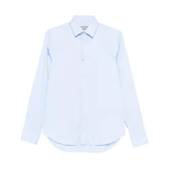Canali Blaues Hemd mit Geradem Schnitt - - Shirts - Herren - Blau - 5XL