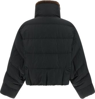 Brunello Cucinelli Quilted Goose Feather Padded Down Jacket - Black
