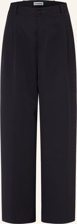 Jil Sander Marlenehose blau