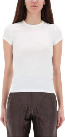 Rick Owens Cropped Level T - Femme - Tops - Blanc - Taille: 36 FR