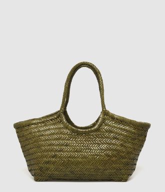 Dragon Diffusion Sac Nantucket Basket Big Cuir Kaki