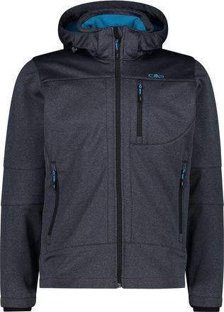F.lli Campagnolo Herrenjacke mit Kapuze und Rei&szlig;verschluss, Titan Mel., 50