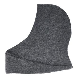 Ganni Femme, Accessoires, Gris, Taille: ONE Size Écharpe en Laine Douce Balaclava